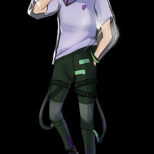 Custom OC Persona Style Full Body, Character Sprites and Splash Screen ...
