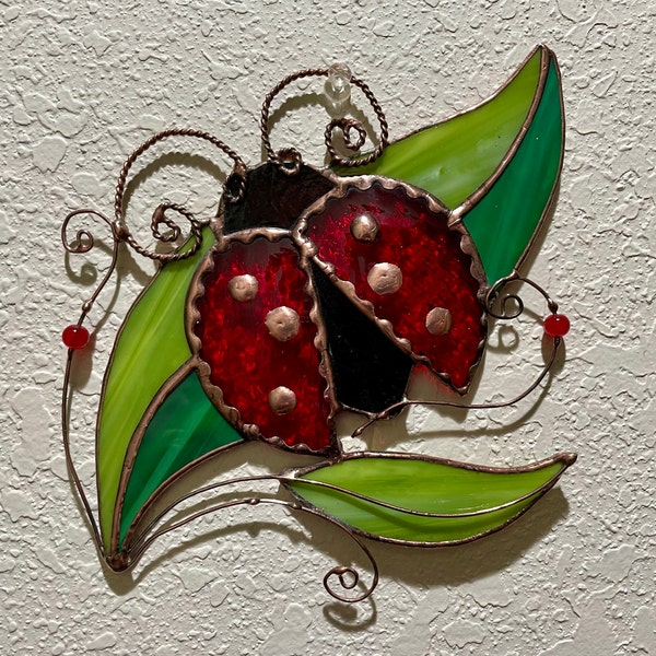 Ladybug Stained Glass Digital Pattern, Digital PDF File, Hobby License ...