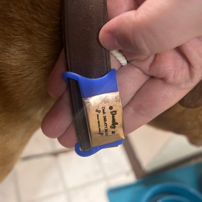 Engraved Dog Tag Personalized Dog Tag,slide on Dog Tag,silicone Dog Tag ...