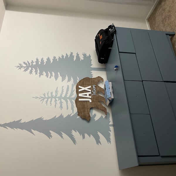 Tree Wall Decals | Forest Decals | Woodland Nursery Decor | Nursery ...