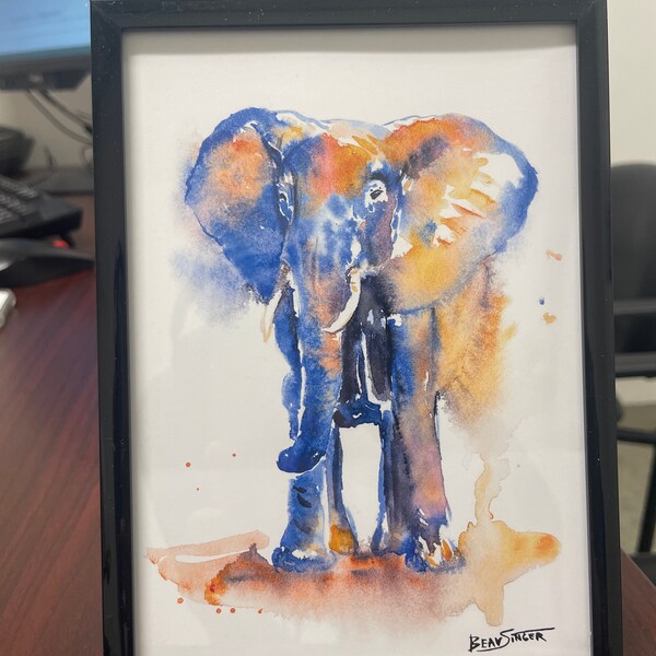 The Crow Dripping Vengeance Painting, Watercolor, Wall Art, Home Decor ...