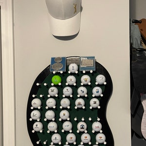 Putting Green Shaped Golf Ball Display - Etsy