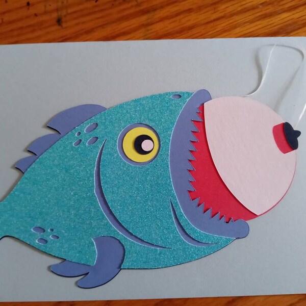 Fishing Birthday Card Template, Fish Birthday Card, Birthday Card ...
