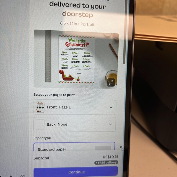 Grinch Game Bundle, INSTANT DOWNLOAD, Canva Editable Template ...