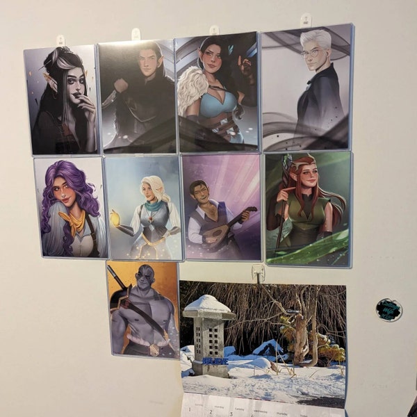 Vox Machina Chibi Stickers, Grog, Keyleth, Percy, Pike, Scanlan, Vax ...