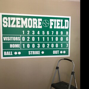 CUSTOMIZED Scoreboard for BASEBALL / SOFTBALL and Other Sports Designs ...