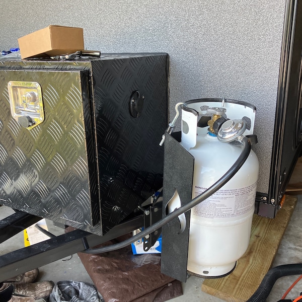 11 Lb Propane Tank Cylinder Mount, Cradle for Camping, Overlanding, off ...