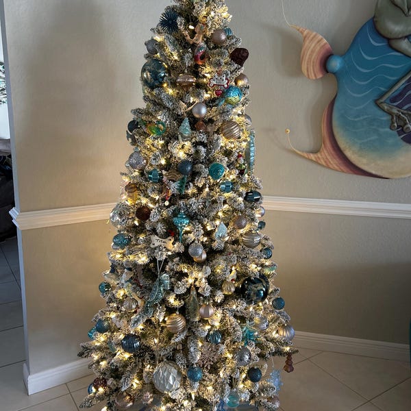 Starfish Tree Topper, Knobby Starfish Tree Topper, Mermaid, Coastal ...