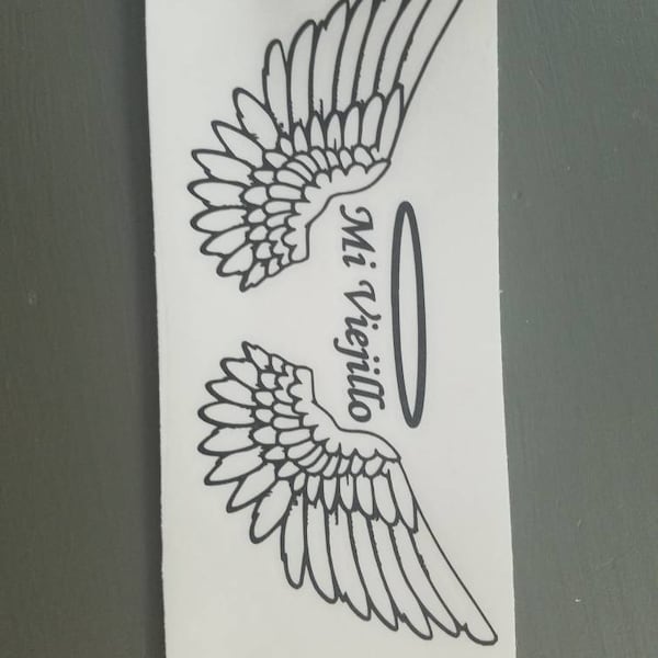 In Loving Memory of Angel Wings Vinyl Window Decal Sticker Car Truck ...