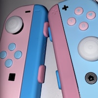 Custom Pastel Baby Pink and Blue Nintendo Switch Joy-con Joycon ...