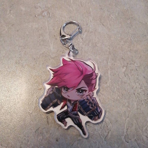 Arcane Keychain Charm, Holographic Sticker, Vi, Caitlyn, Jinx, Ekko ...