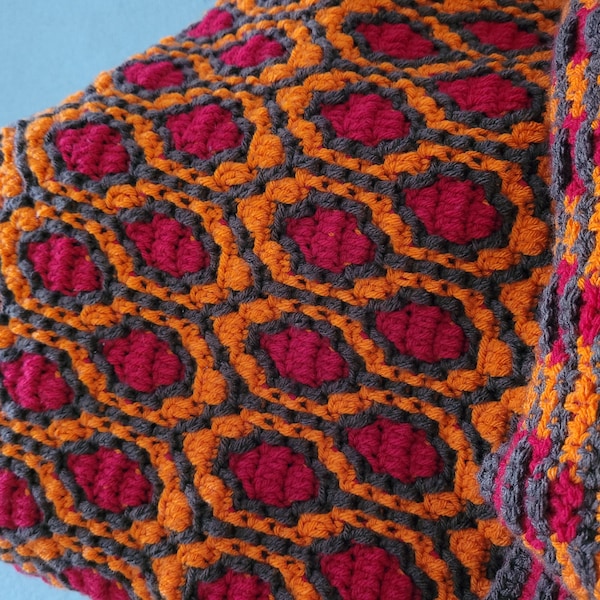 Overlook Mosaic Crochet Pattern Chart by Sixel Design Inspired by the ...