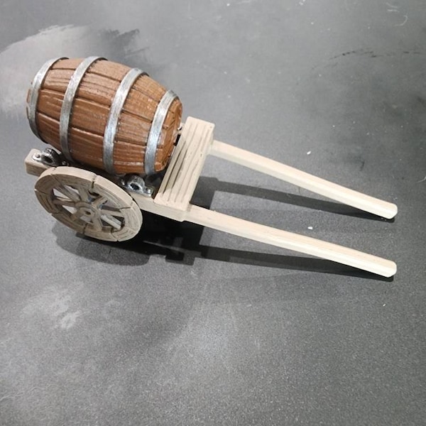 Cart and Wagon Set | Tabletop Terrain | D&D | Miniature | Scatter ...