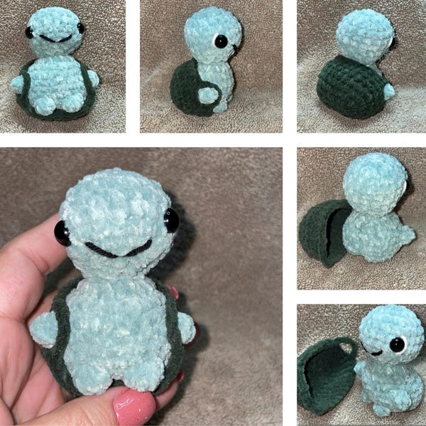 Trunk the Trendy Turtle, NO-SEW Crochet Amigurumi PDF Pattern, Inc ...