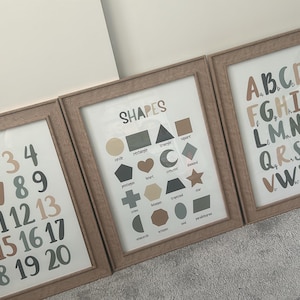 Sea Animals Alphabet Print, Under the Ocean Print, Sea Nursery, Ocean ...