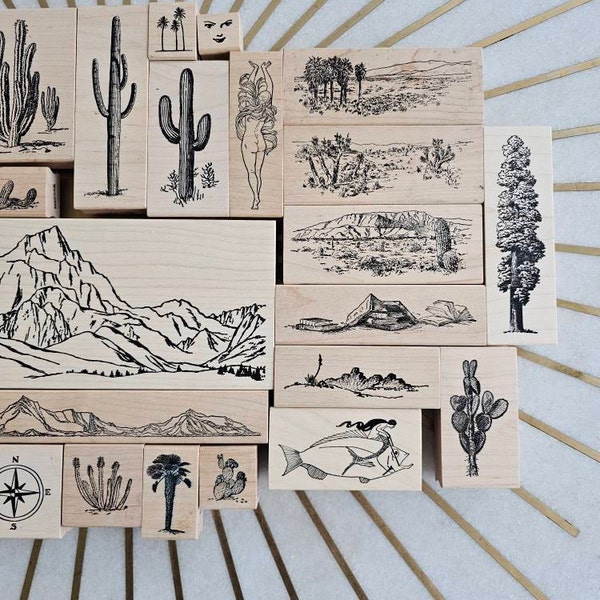Redwood Tree 869M Beeswax Rubber Stamps Unmounted, Cling, Mounted Stamp ...