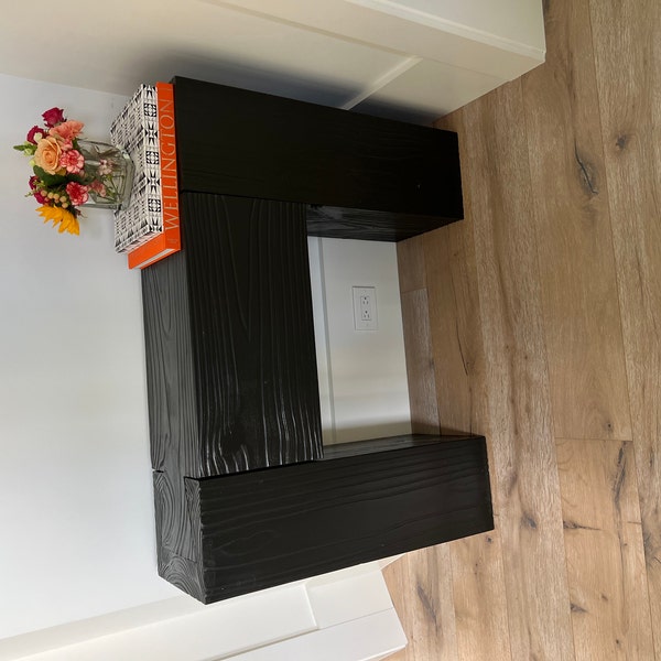 Modern Rustic Console Table Black Espresso (made and Shipped in U.S.A ...