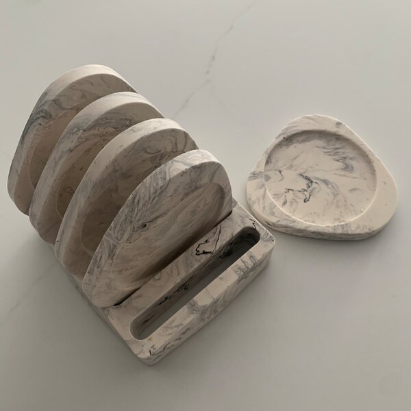 Holder and Coaster Triangle Set of 5, Choose Different Colour Effects ...