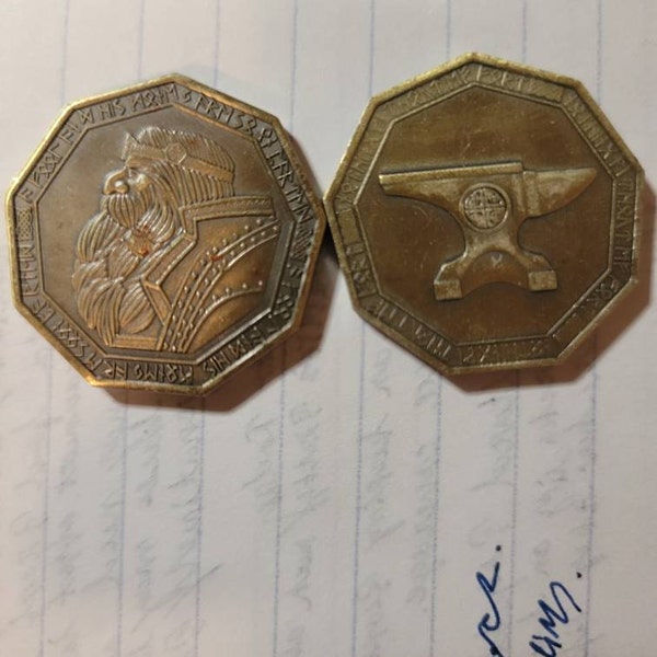 Fantasy Coins - Dwarven Gold - Etsy