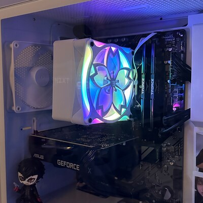 Sakura Cherry Blossom Logo V2 Gaming Computer Fan Shroud / Grill ...