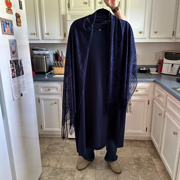 Antique Turkish Wool Shawl, Handmade Scarf, Unisex Travel Wrap Special ...