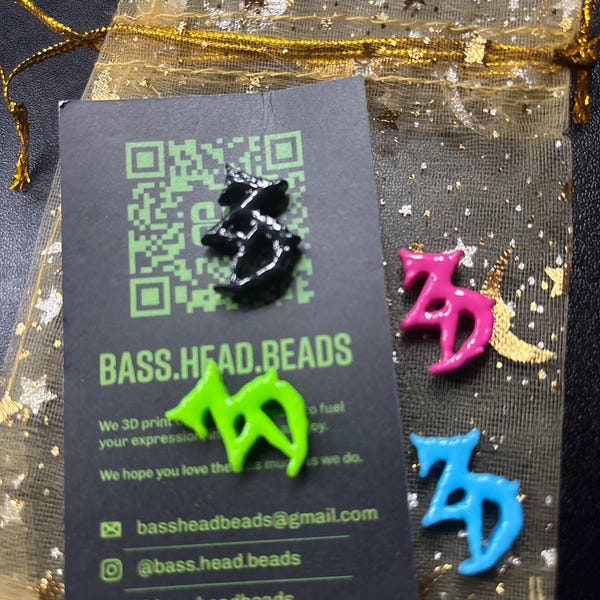 Flowstar Kandi Beads | Packs of 4, 12, 24, or 36 Beads. Rave Charms in ...