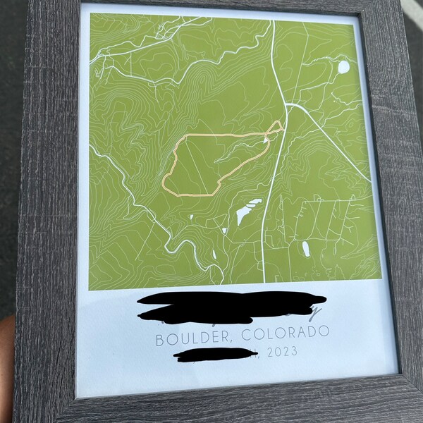 Custom Map Topography, Personalized Map, Topographic Map Art, National ...