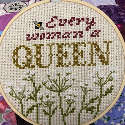 Queen Modern Cross Stitch Pattern PDF Only - Etsy