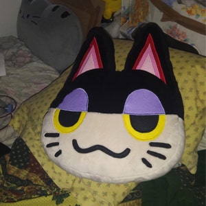Punchy Animal Crossing Animal Villagers Punchy Cat Pillow New Leaf ...
