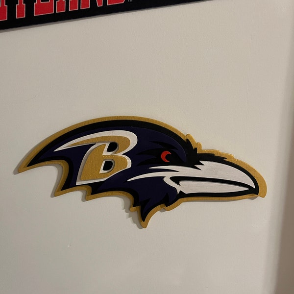Ravens OG Logo Wooden Wall Art - Etsy