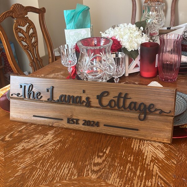 Custom Wood Sign Personalized Family Name Sign Last Name Pallet Sign ...