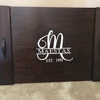 M Split Monogram SVG - Split Letter M SVG - Divided Initial Svg ...