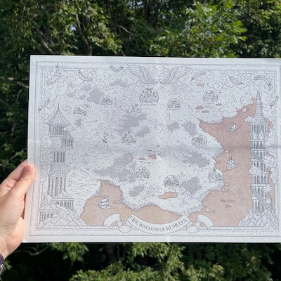 Map of elfhame From the Cruel Prince Fanart Illustration Made by Andrés ...