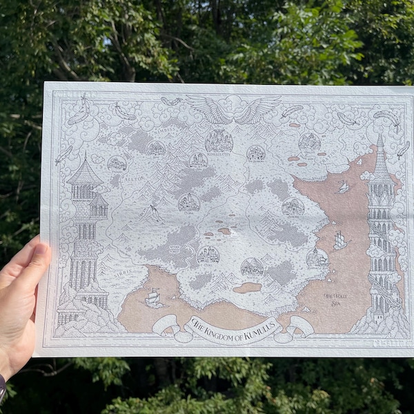 Map of elfhame From the Cruel Prince Fanart Illustration Made by Andrés ...
