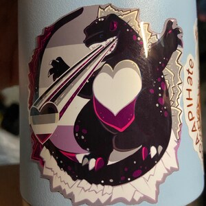 PRIDE-ZILLA : Clear Vinyl Stickers - Etsy