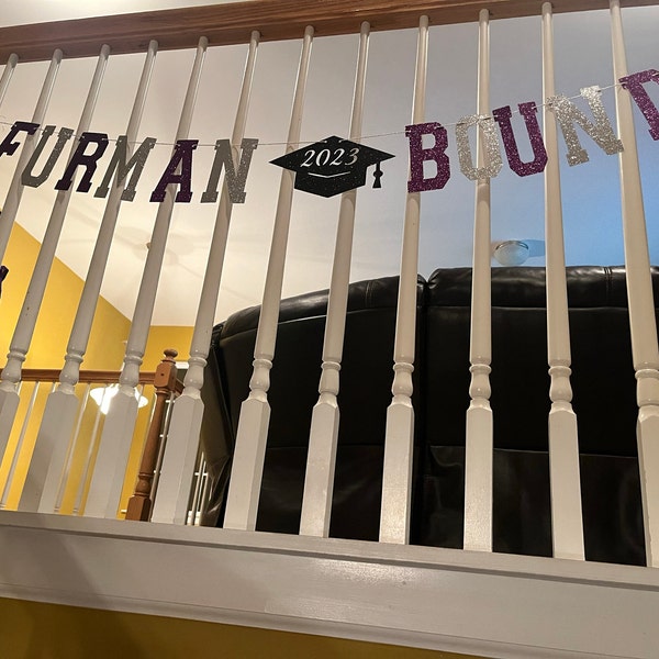 Graduation Custom College Bound Banner - Sign - Garland - Grad Party ...