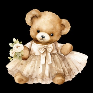 SPRING GARDEN FLOWERS 100 Clip Arts 300 Dpi, Floral, Nature, Cat Bunny ...