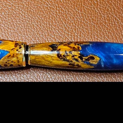 Knife Scales Blue Dye Stabilized Spalted Maple Wood Knife Scales - Etsy