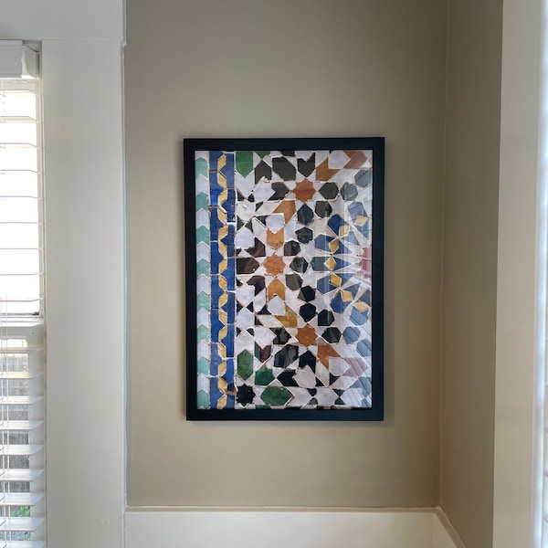 Morocco Decor, Printable Wall Art, Morocco Tiles Photography, Tile ...