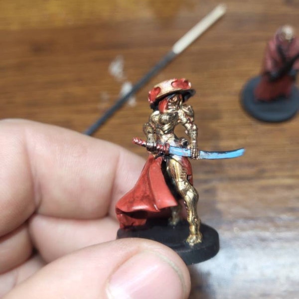 Female Cyborg Samurai | Dnd Miniature |female Samurai | Miniatures for ...