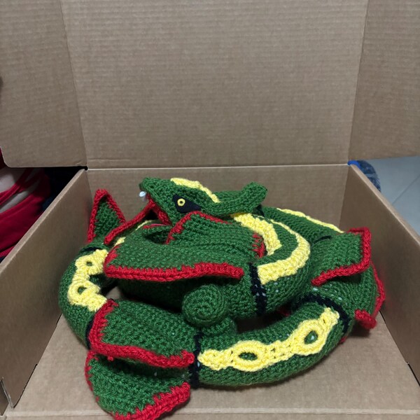 Pattern for Crochet Amigurumi Rayquaza - Etsy