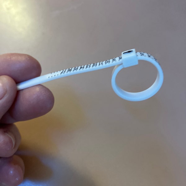 Plastic Ring Sizer, Ring Sizer Chart, Reusable Ring Sizer, Ring Sizer ...