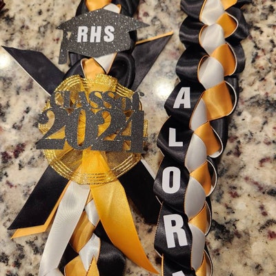 Baseball Ribbon Lei/graduation Leis/senior Night/sport Night/graduation ...