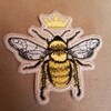 Queen Bee Embroidery Patch - Felt Patches, Sew on Patch, Bee Patches, Queen Bee Embroidery Gifts ...