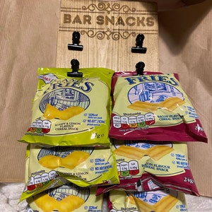 Bar Snacks Holder / Dispenser/ Clip Board Wall Mounted Ideal for Home ...