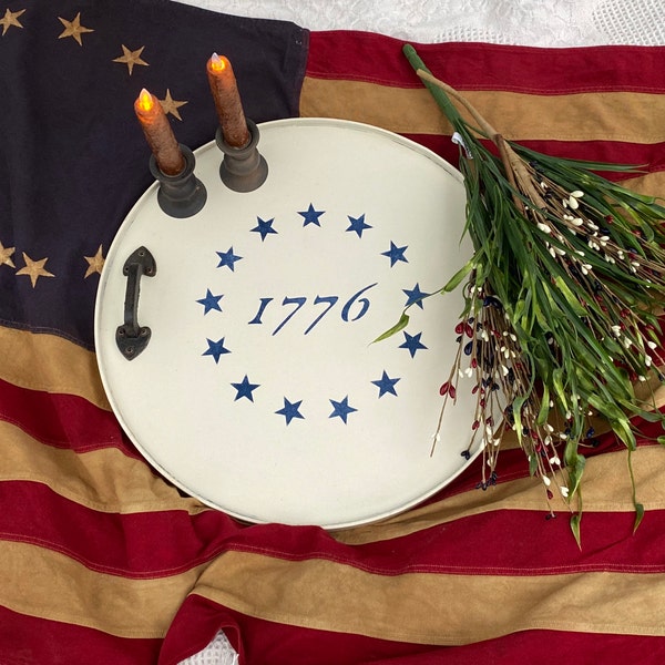 Betsy Ross Flag Stencil | 1776 Stencil | Patriotic USA Stencil | United ...