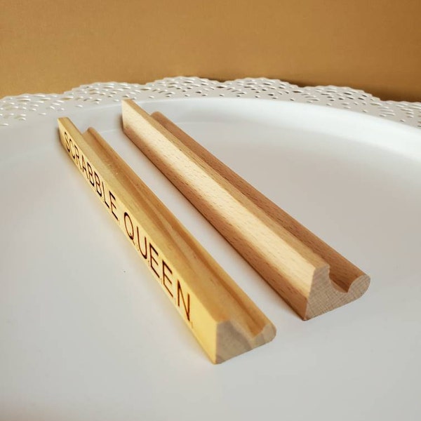 Scrabble Tile Holders (5) - Etsy