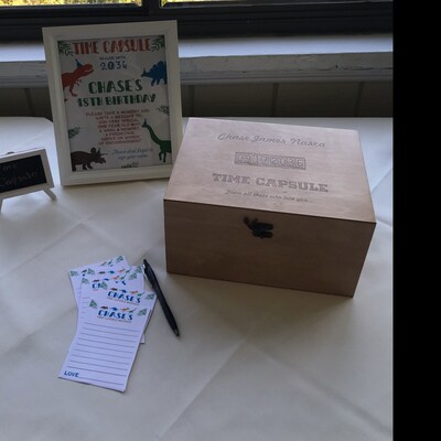Time Capsule Baby Time Capsule Box Personalized Baby Memory - Etsy