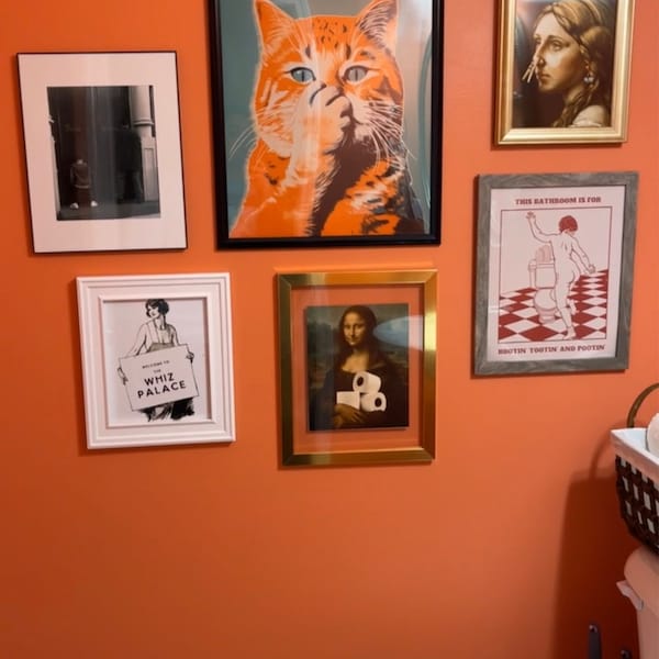 Psycho Movie Poster, Shower Scene, Funny Bathroom Wall Art and Toilet ...