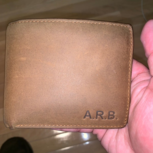 Genuine Leather Wallet; Walter Mitty; Father Gift; Christmas Gift ...